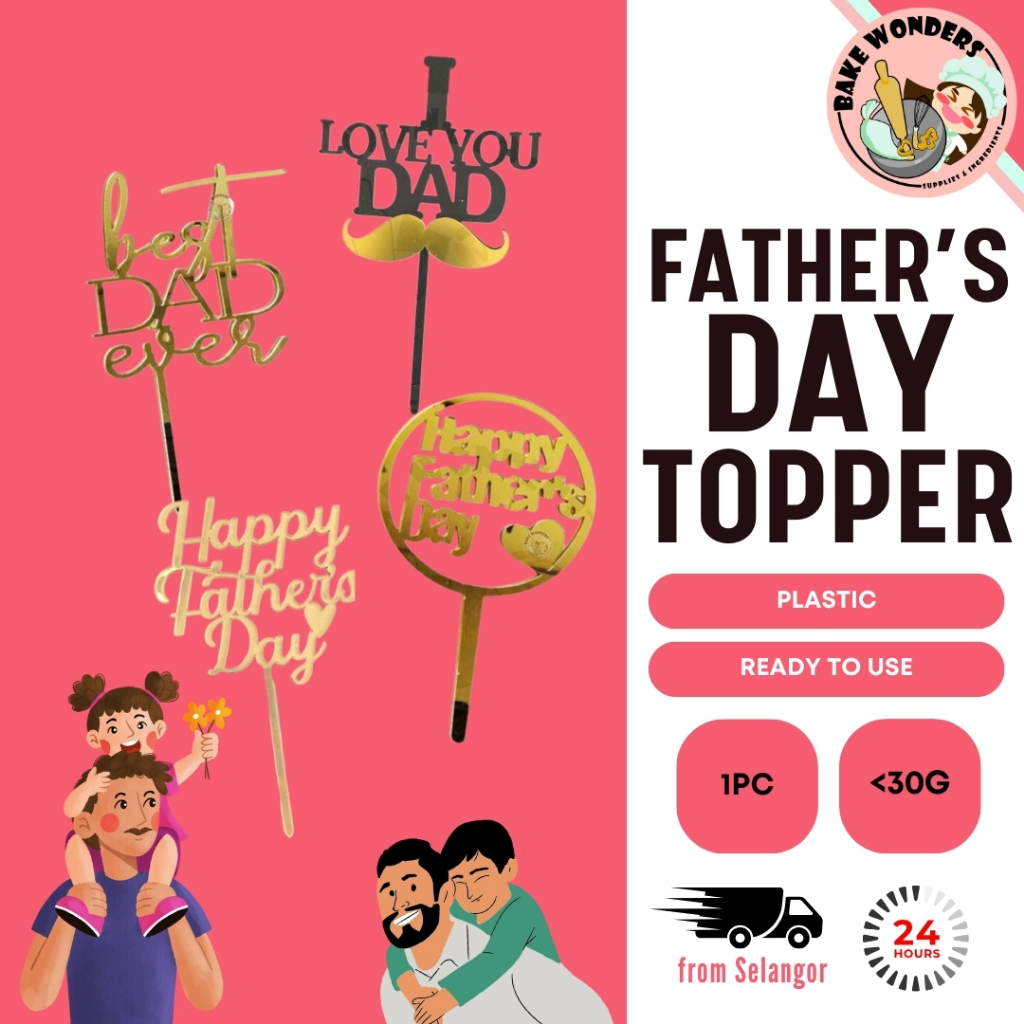 Father Day Cake Topper/Father's Day Topper/Happy Father's Day ...