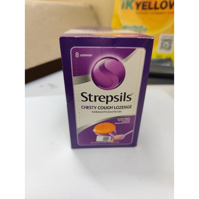 Strepsils chesty cough lozenge (1box) (24pack) each pack 8 lozenges ...