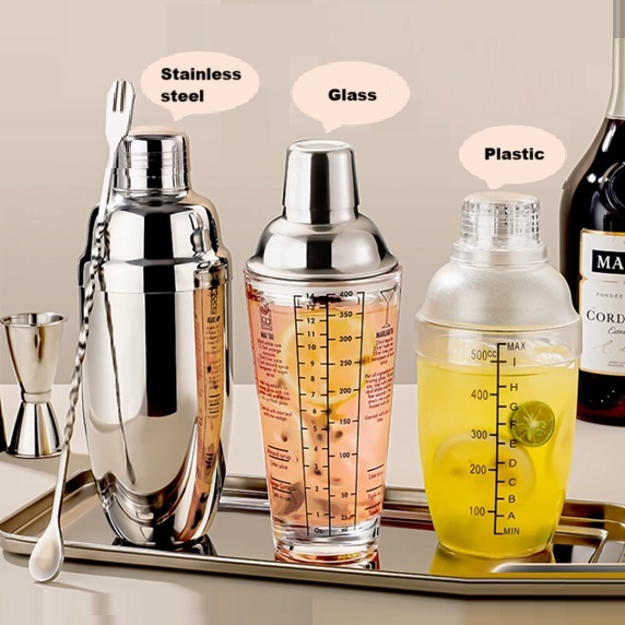 Cocktail Shaker shaker glass mixer glass 调酒杯 350/400/550/600/1000ml ...