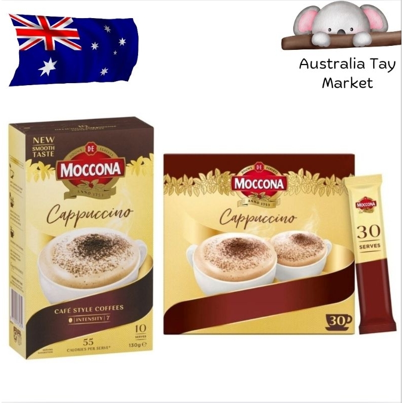 Moccona Cafe Classics Cappuccino Coffee Sachets | 10 pack | 30 pack | Shopee Malaysia