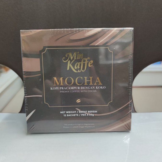 Min Kaffe Mocha Kopi Pracampur dengan Koko 12 Sachets/Pek x 20g ...