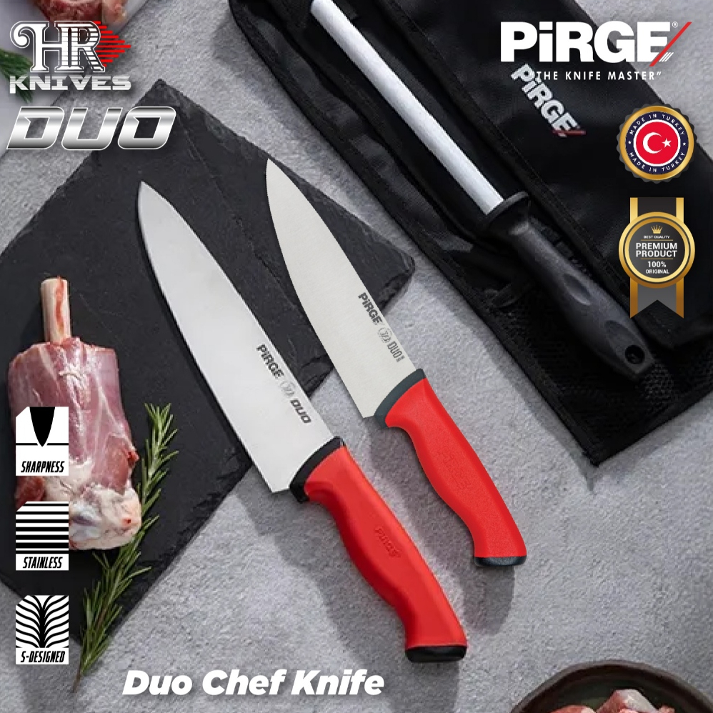 [READY STOCK] PiRGE Duo Chef Knife 16 cm/6.3 inci (34159) - Pisau Turki ...