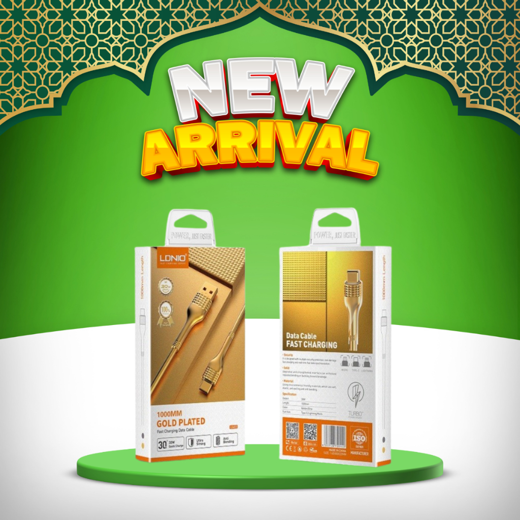 Ready Stock!! Ldnio LS651 Fast Charger USB Type C Data Cable USB C Data Cable 30W 1 Meter ...