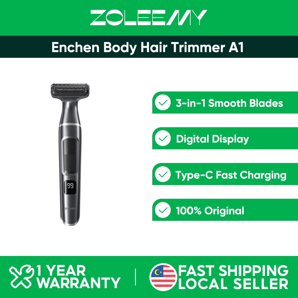 Enchen A1 Epilator Electric Hair Removal Dry and Wet Use Body Hair ...