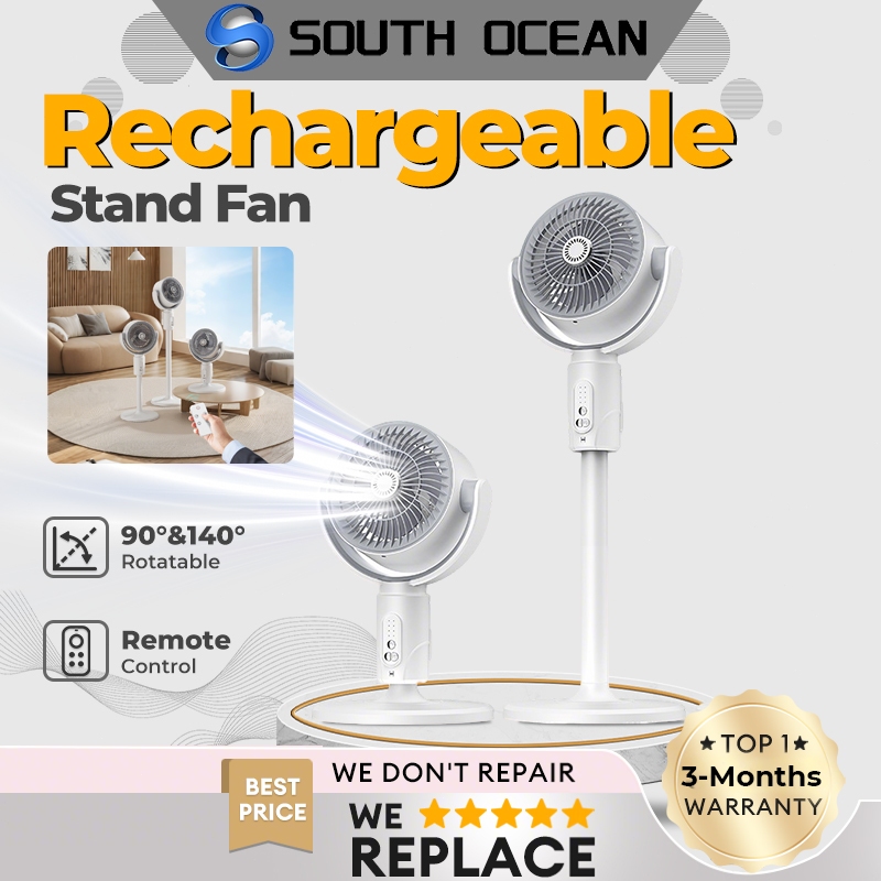 South Ocean Camping rotatable Charging fan Retractable Remote control ...