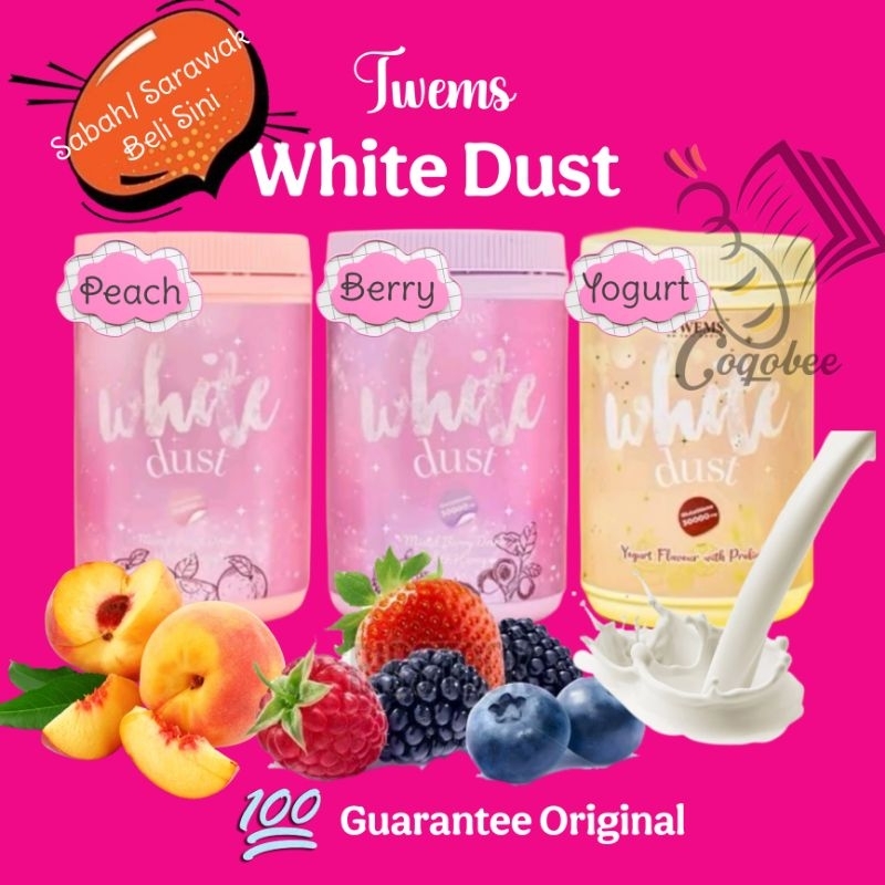 SABAH SARAWAK 💯 ORIGINAL HQ TWEMS WHITE DUST SKIN SUPPLEMENT ...