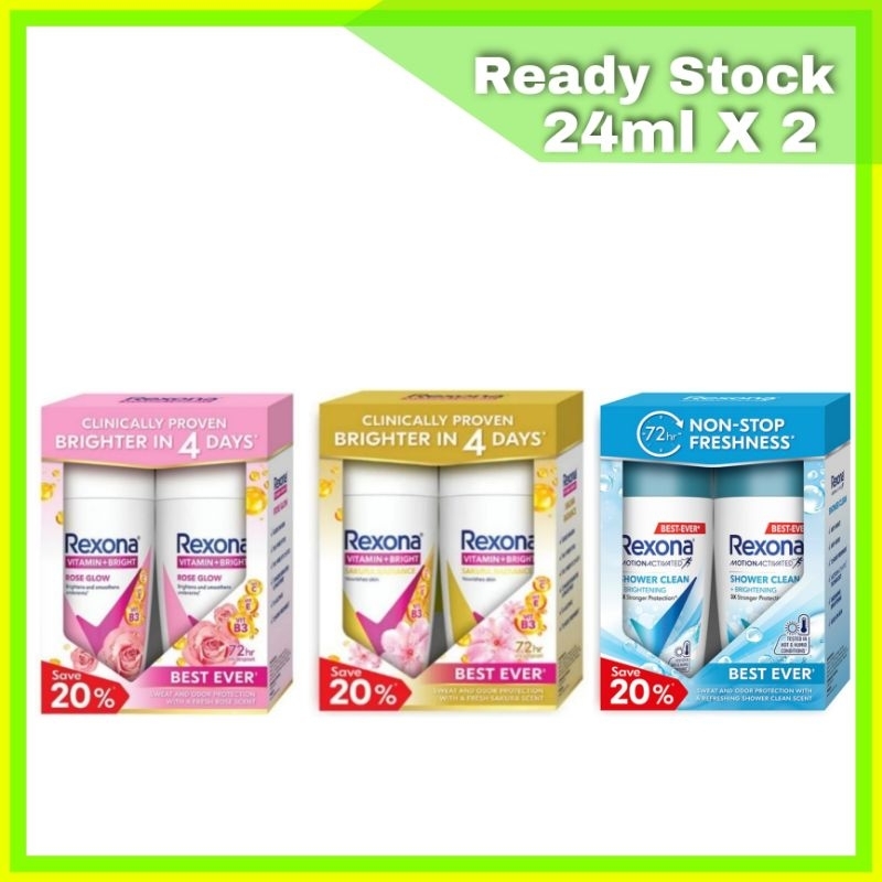Rexona Women Advanced Brightening Roll On Deodorant Japanese Sakura ...