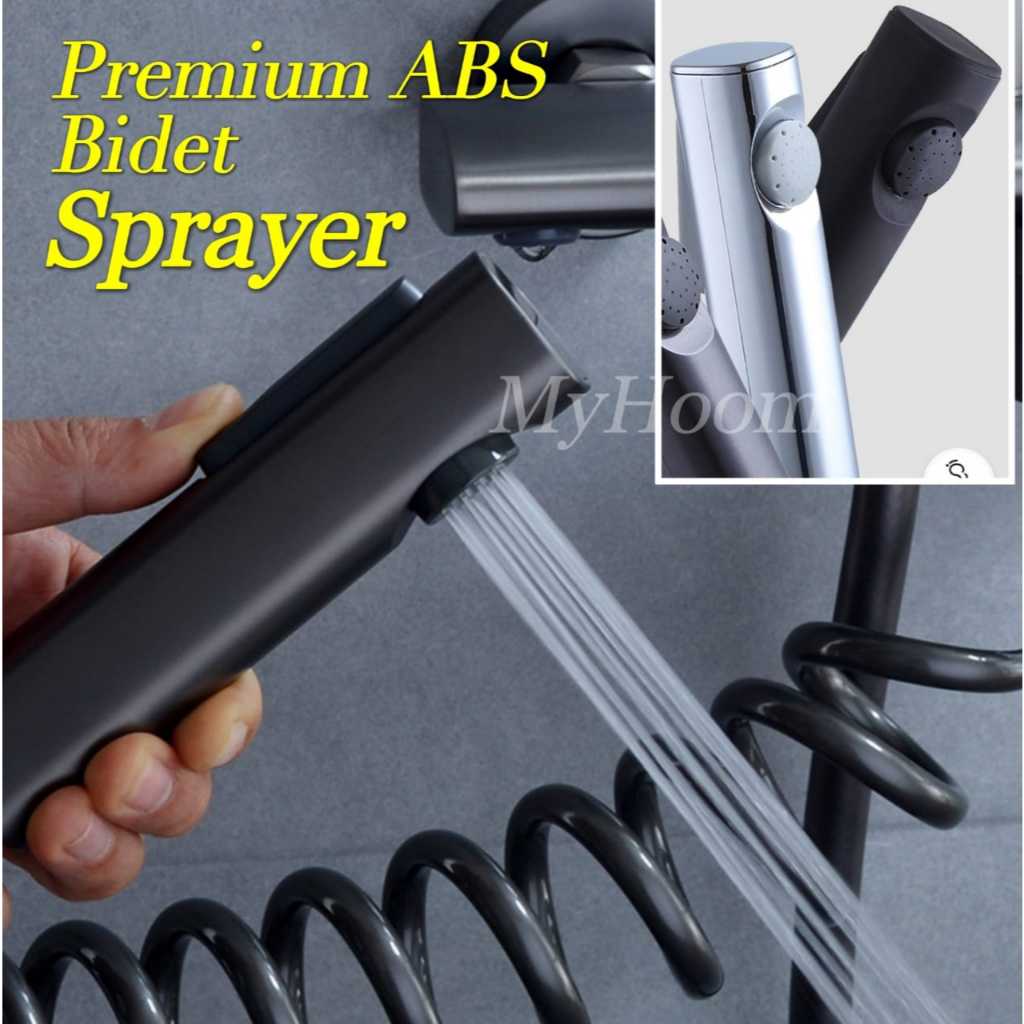 Stylish ABS Bidet sprayer Head/Stainless Steel & Retractable Shower ...
