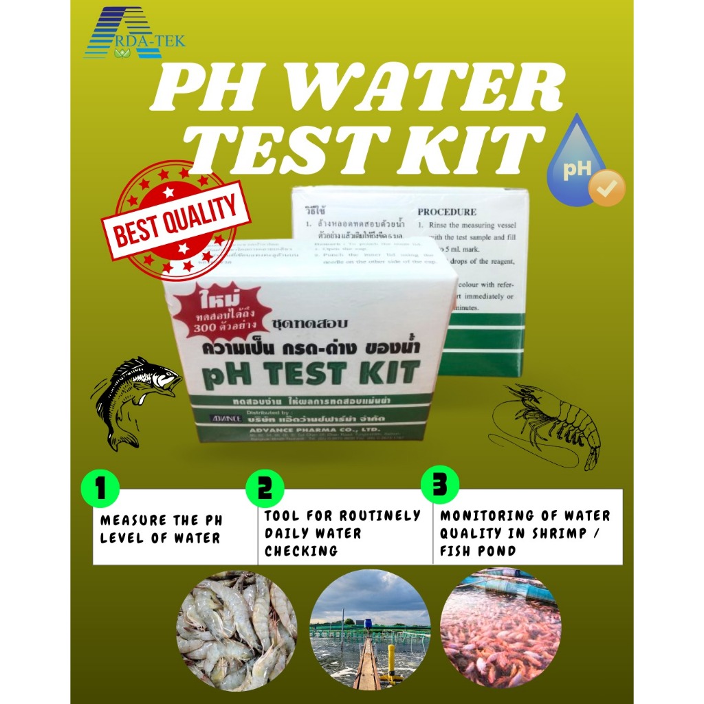 PH TEST KIT / CP PH TEST KIT / MONITORING WATER QUALITY / TESTING SOIL ...