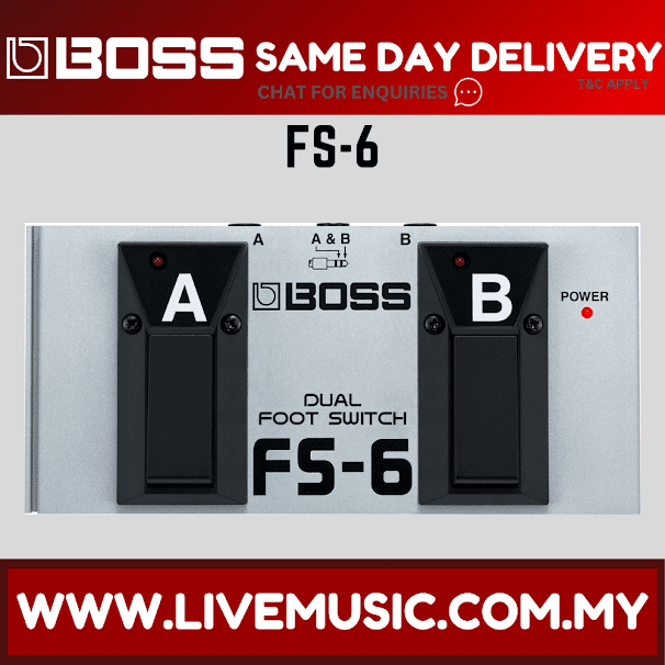Boss FS-6 - Dual Foot Switch (FS6 FS 6) | Shopee Malaysia