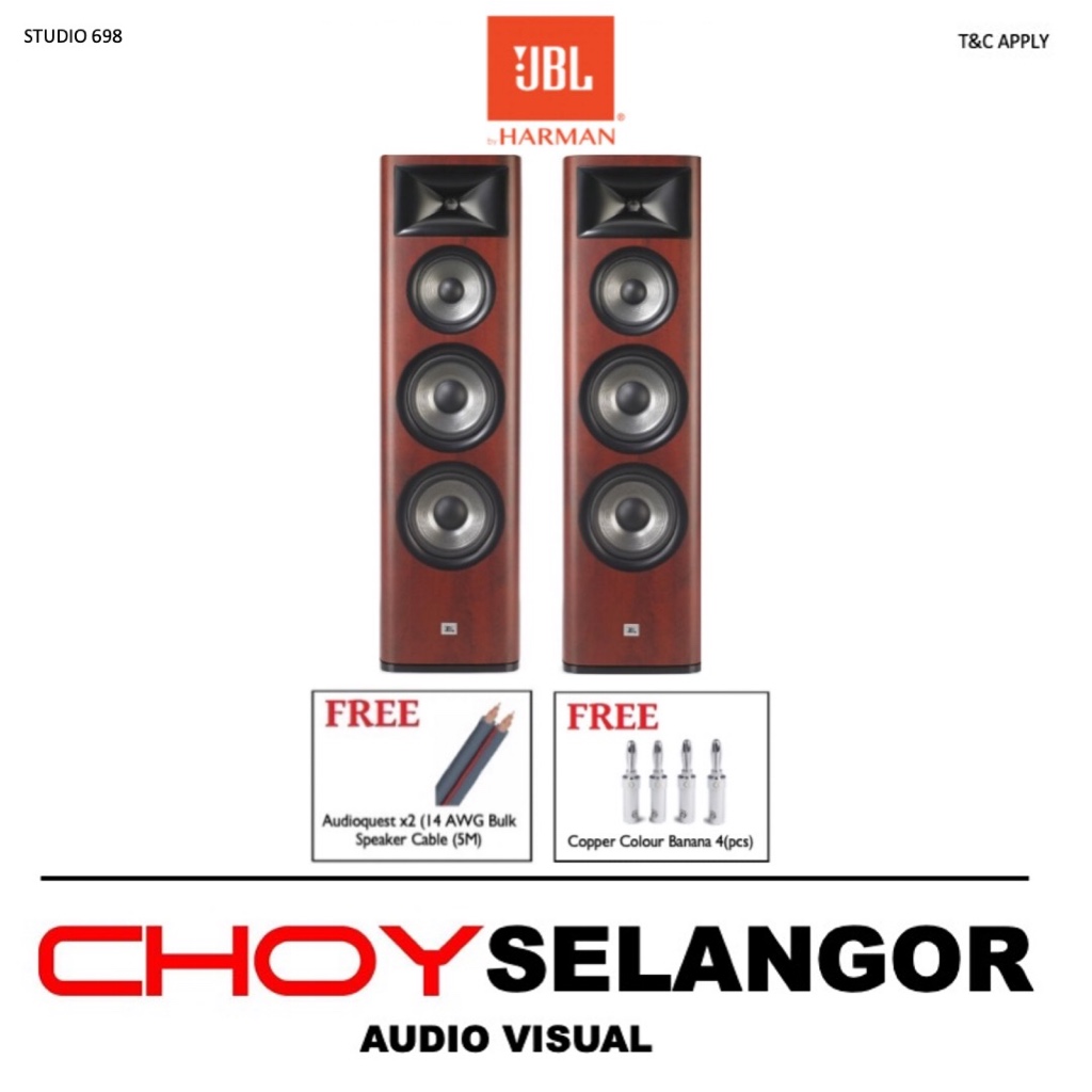 JBL Studio 698 Floorstanding Speakers | Shopee Malaysia