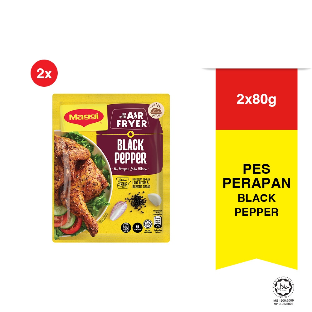 MAGGI®Air Fryer Marinade Paste Black Pepper (2x80g) | Shopee Malaysia