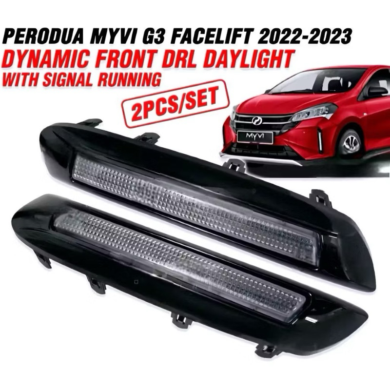 [Perodua Myvi Gen 3 2022] Running Daylight (3 in 1 Features) | Shopee ...