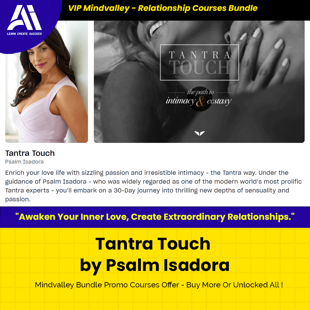 Mindvalley Course - Tantra Touch by Psalm Isadora | Shopee Malaysia