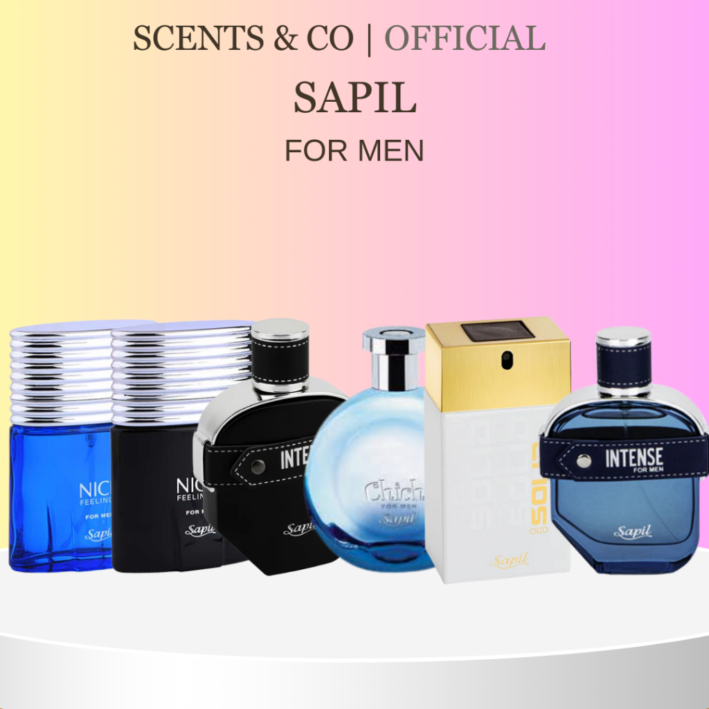 ORIGINAL Sapil For Men Collection Perfume (Nice Feeling/Intense Men ...