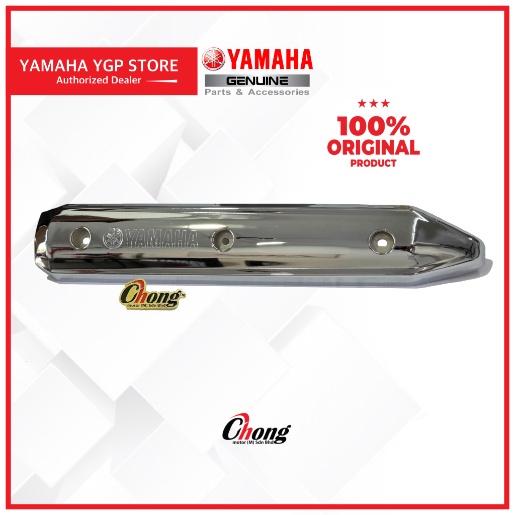 Yamaha Nouvo-LC135 Muffler Protector/Exhaust Ekzos Cover Chrome ...