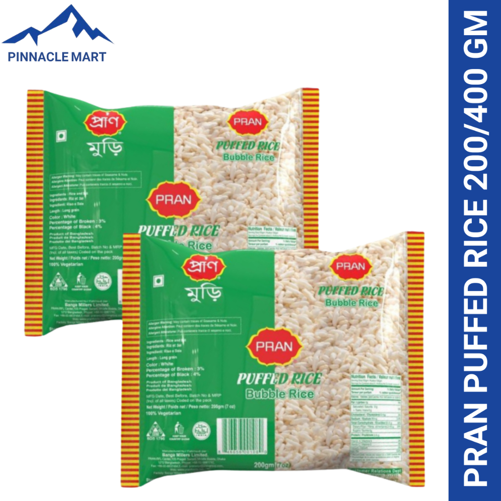 PRAN PUFFED RICE 200/400 GM | Shopee Malaysia