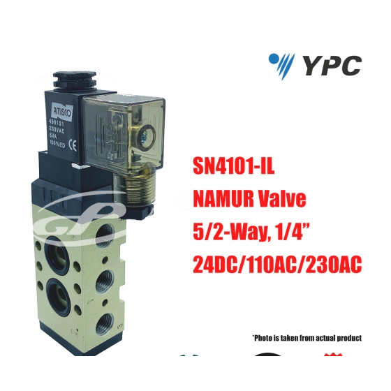 SN4101-IL YPC NAMUR Valve 5/2-Way Single Coil 1/4" (READY STOCK ...
