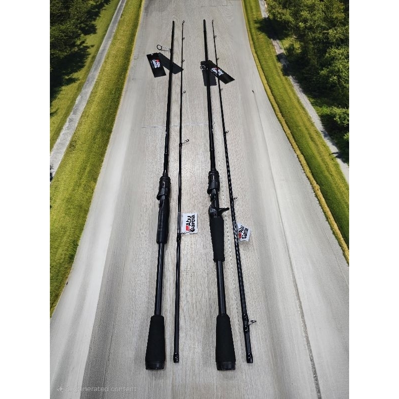 ABU GARCIA BLACK MAX SPINNING & BAITCASTING ROD JDM SPEC | Shopee Malaysia