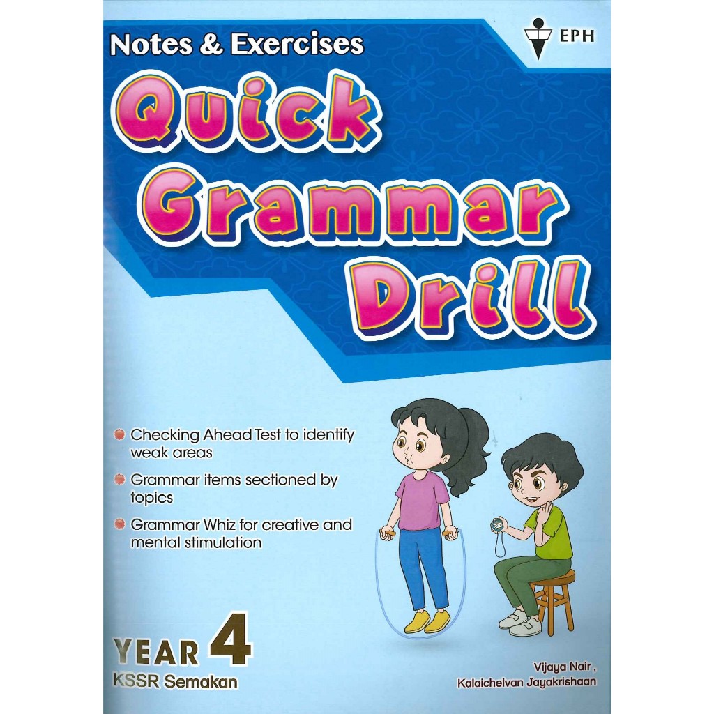 NOTES & EXERCISES QUICK GRAMMAR DRILL YEAR 4 KSSR | Shopee Malaysia