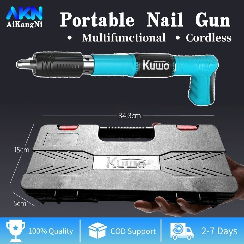 Nail Gun Manual Nail Gunnner Ceiling Gun Tool Set DIY Wireless ...