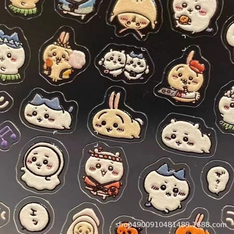 New Chiikawa Jiikaawa Journal & Nail Stickers – Cute Cartoon High-Value ...