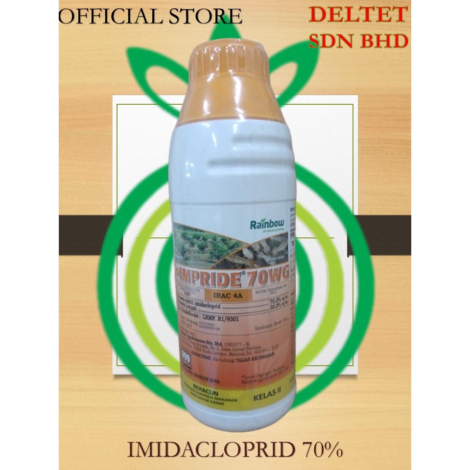 IMPRIDE 70WG - 500GM - imidacloprid 70% (Untuk Kutu trip 蓟马/Hama merah ...