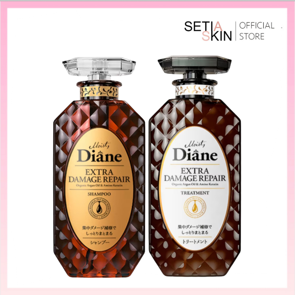Extra Damage Repair [ Shampoo & Treatment ] by MOIST DIANE 450ml ...