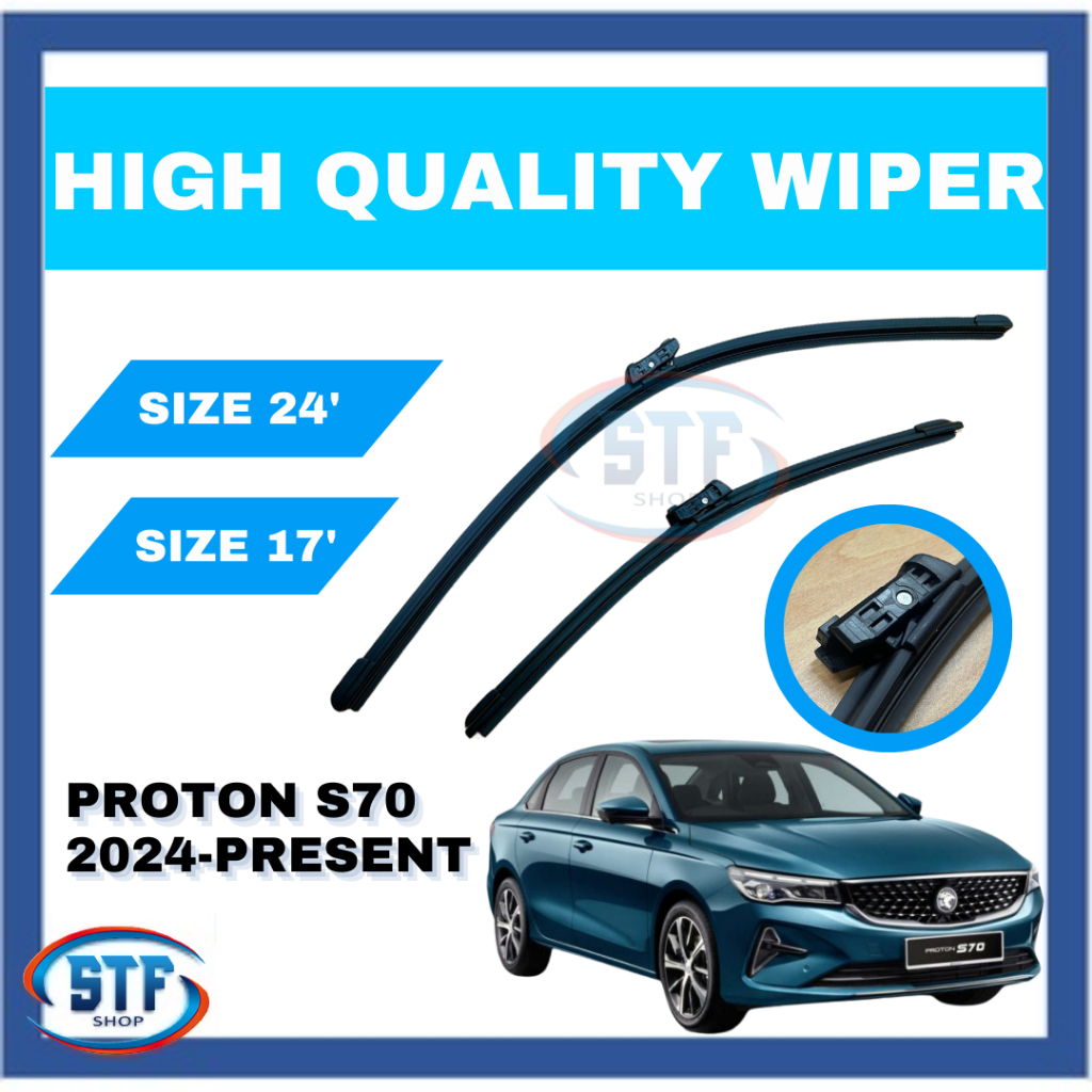 Proton S70 Wiper OEM Front Windshield High Quality 24” + 17” (2PCS ...
