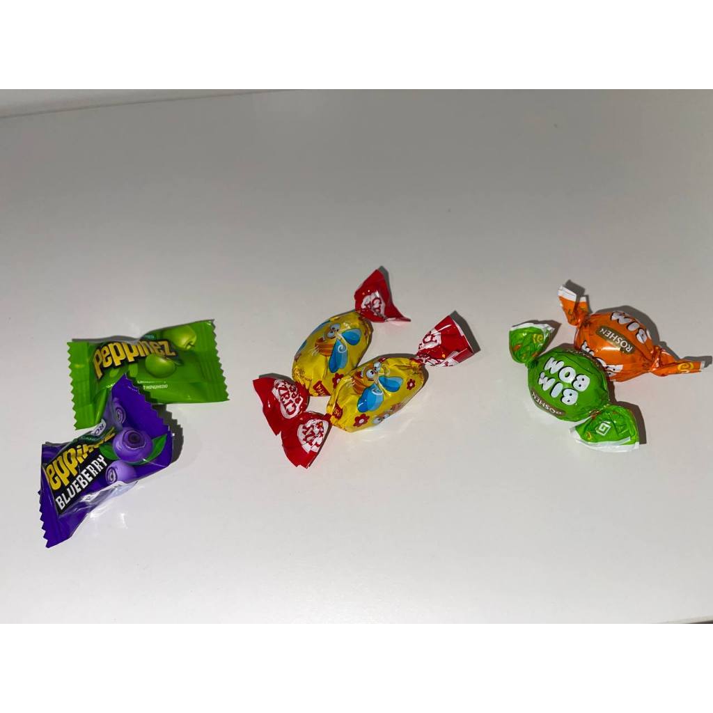 ROSHEN 3 CANDIES BIM BOM CRAZY FRUITY BEE PEPPINEZ COMBO SWEET CANDIES ...