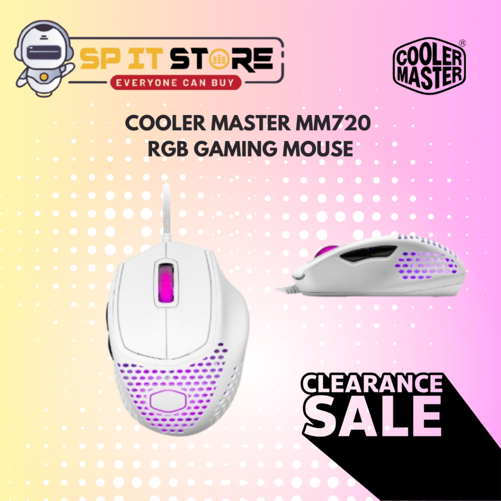 COOLER MASTER MM720 RGB Gaming Mouse | Shopee Malaysia