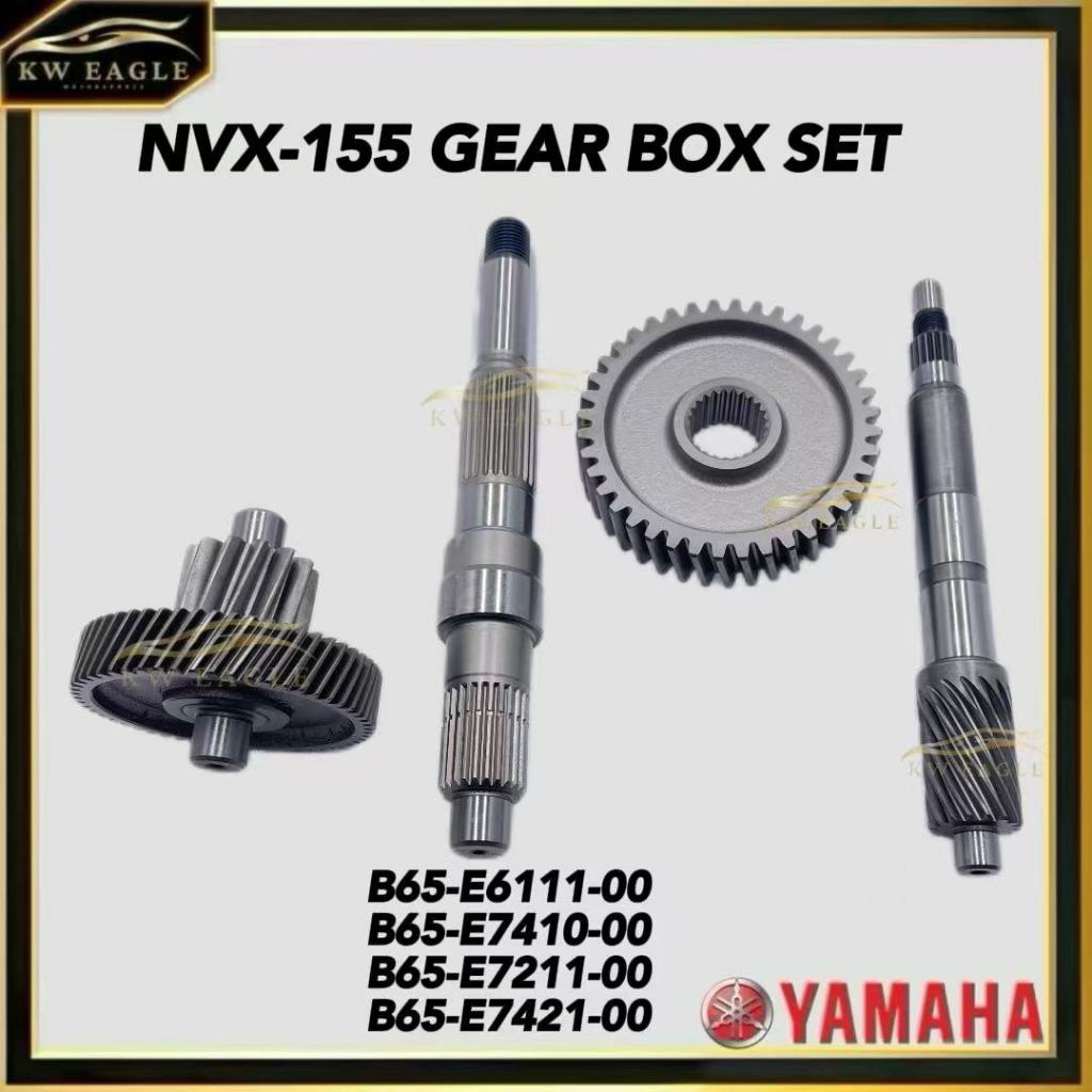 YAMAHA NVX 155 NVX155 V1 ENGINE GEAR BOX SET ENJIN TRANSMISSION KIT ...