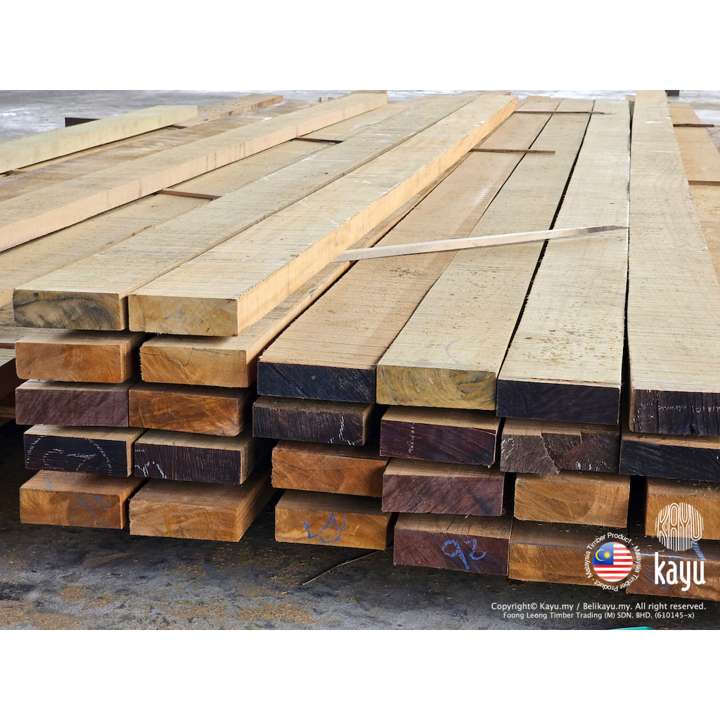 Kayu Chengal Solid Wood 2" x 6" (9 ft) | Shopee Malaysia