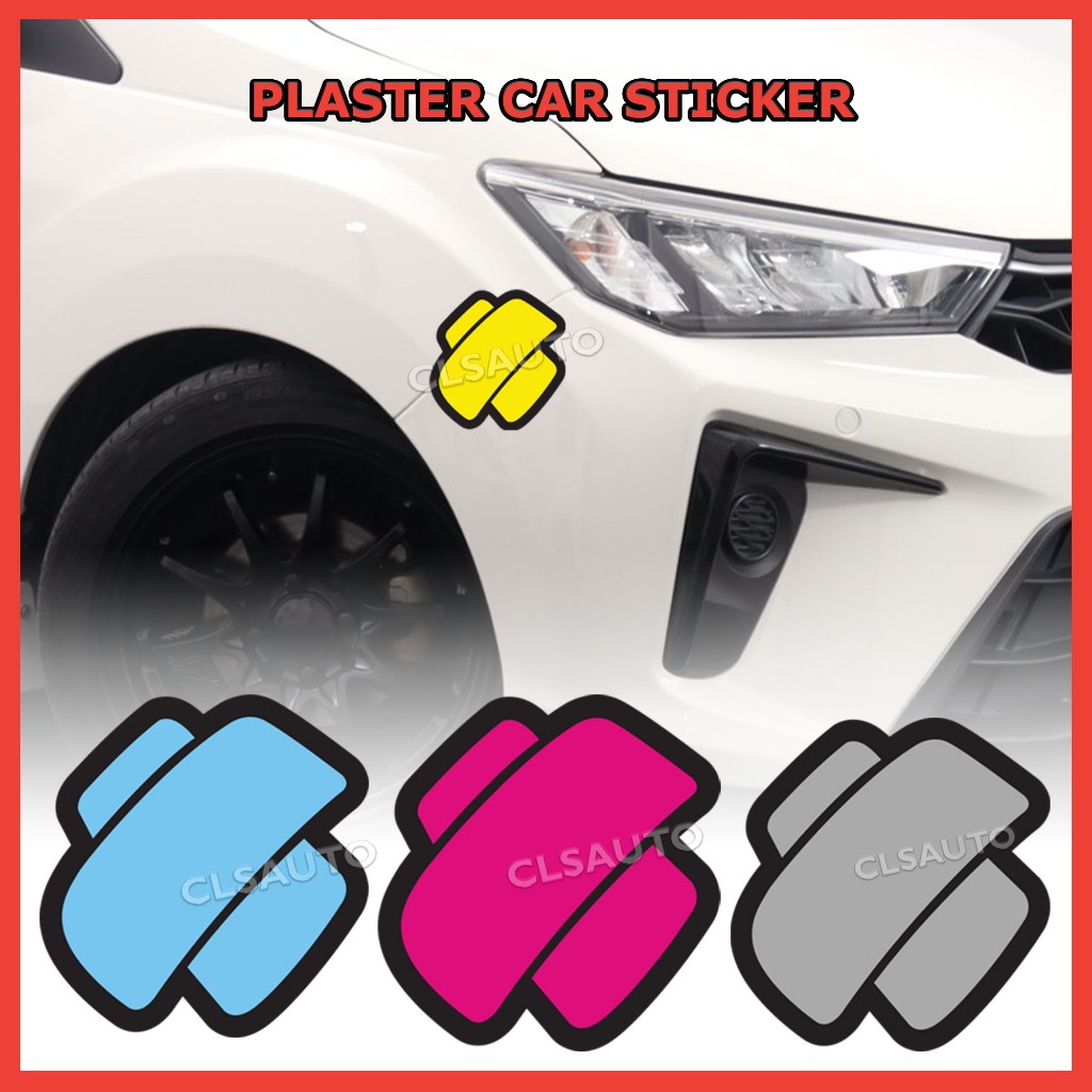 JDM Colorful Plaster Stickers - Variety of Designs, Waterproof, Vibrant ...