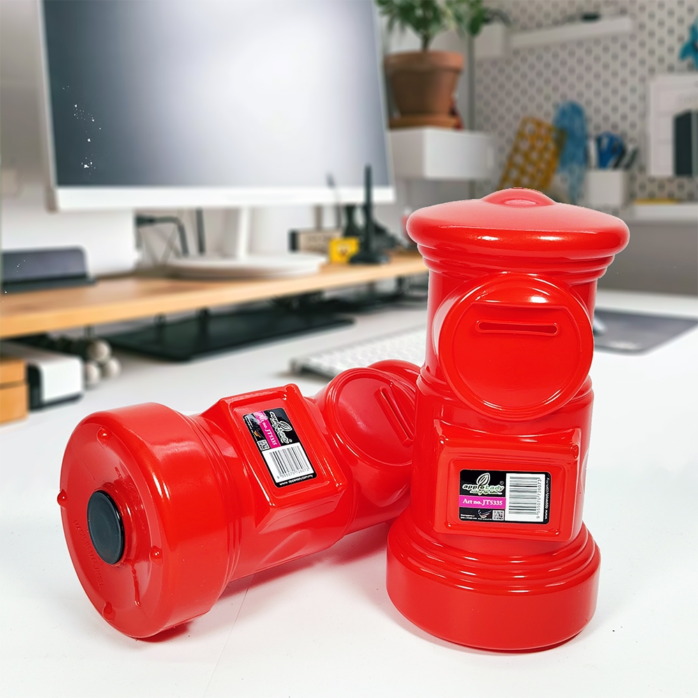 Plastic Post Box Coin Bank Tabung Duit Syiling Pos | Shopee Malaysia