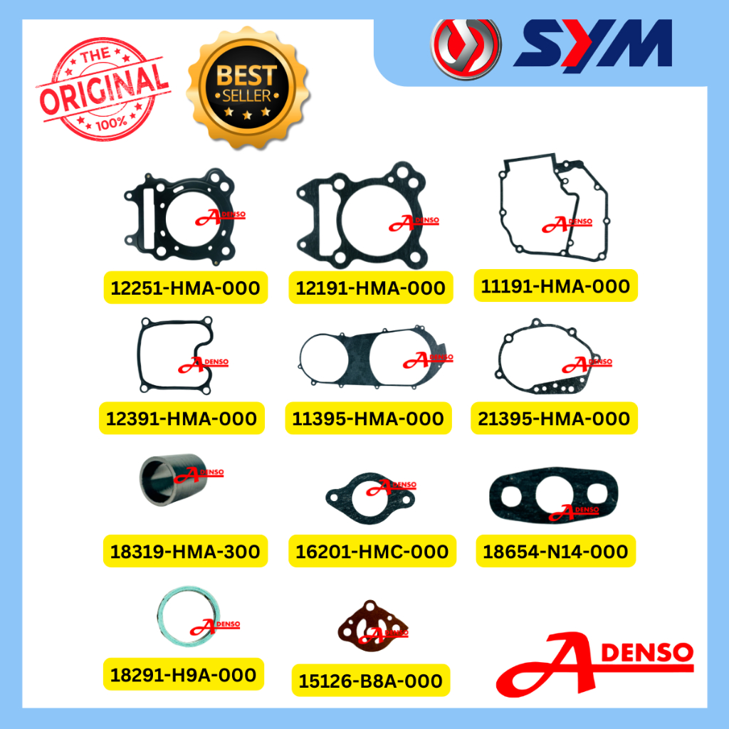 SYM EVO 250i GASKET ORIGINAL (SYM100%ORIGINAL) | Shopee Malaysia