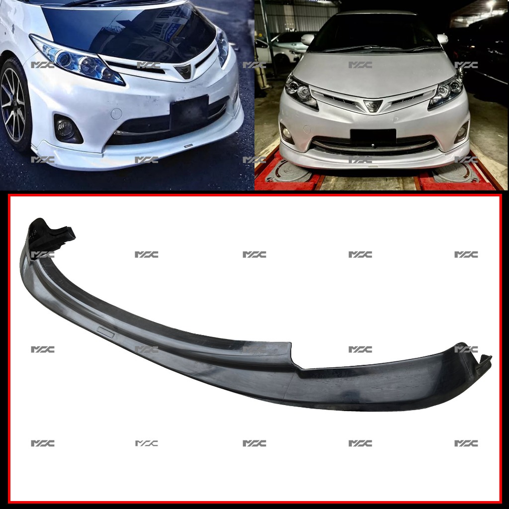 Toyota Estima ACR50 2009 TRD Look Facelift Front Skirt Skirting Bumper ...