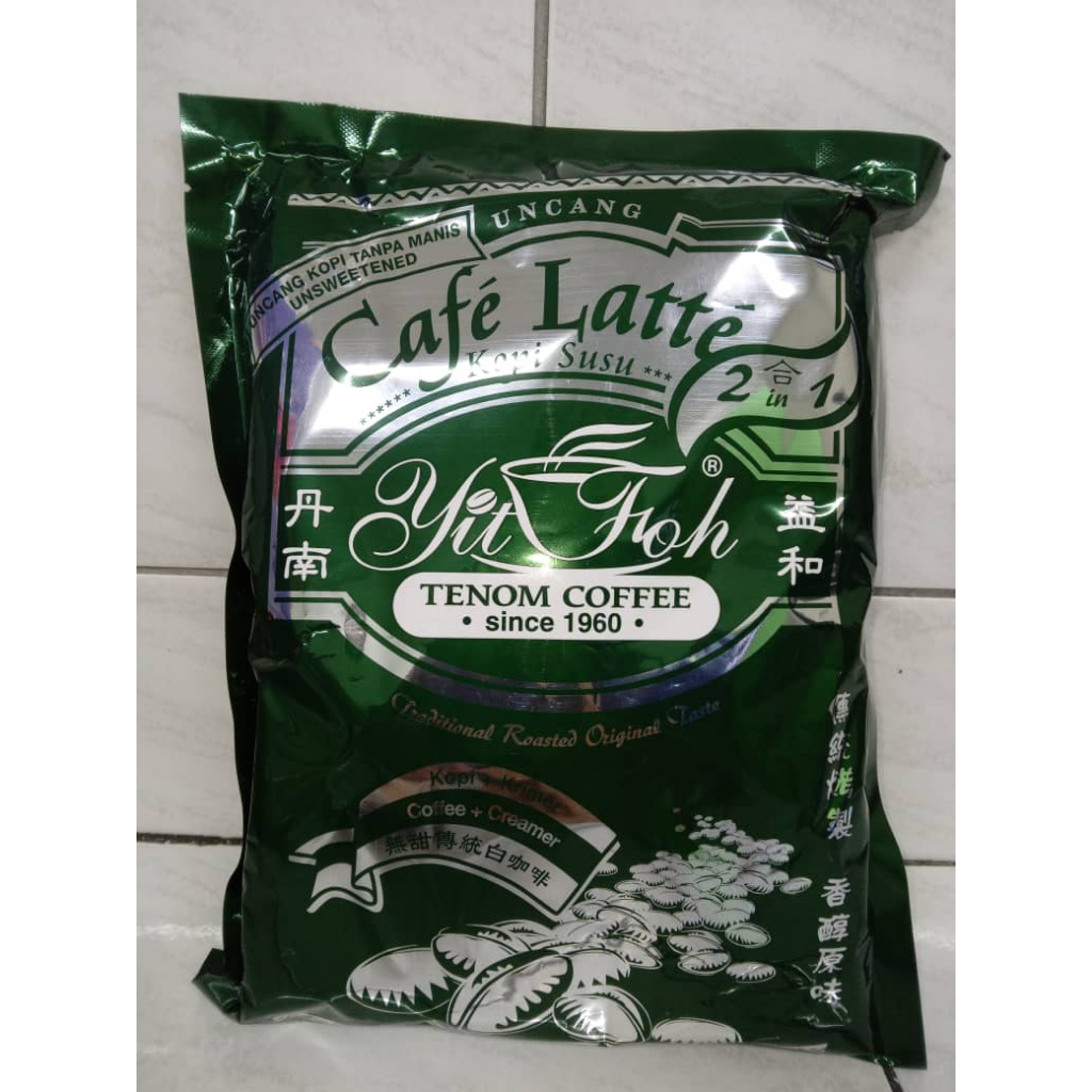 Yit Foh Tenom Coffee - GREEN CAFE LATTE 2IN1 | Shopee Malaysia