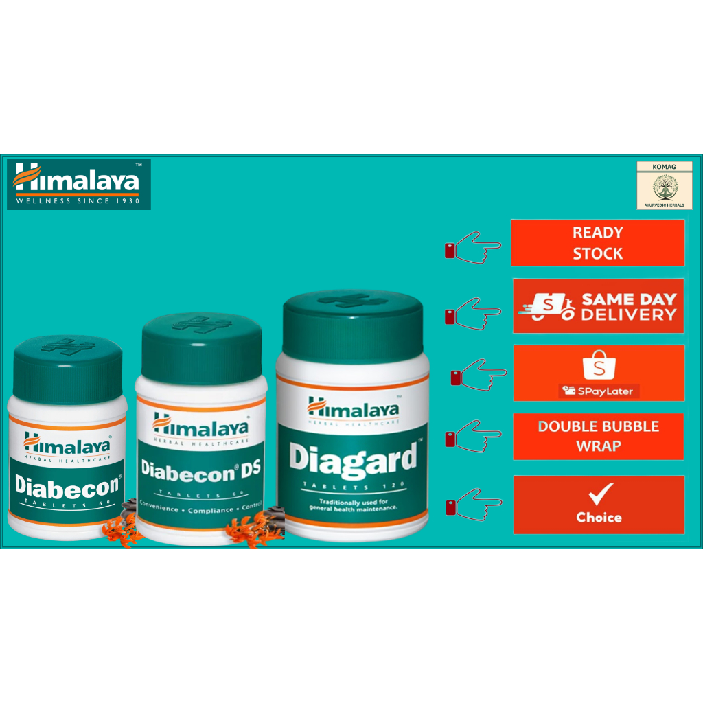 (HIMALAYA) DIAGARD – DIABECON – DIABECON DS -NEW/READY STOCK - 100 % ...