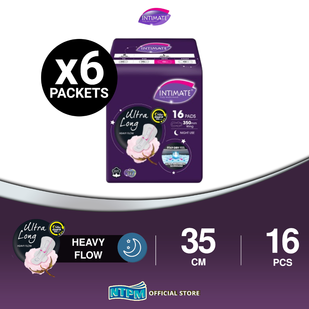 (P57) Intimate Nite Guard Ultralong 350mm (16's) x 6 Packets - [FREE ...