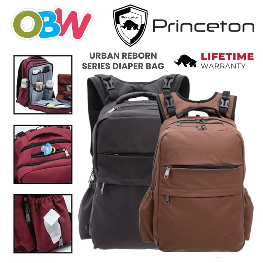 Princeton Urban Reborn Series Baby Diaper Bag | Backpack Diaper Bag ...
