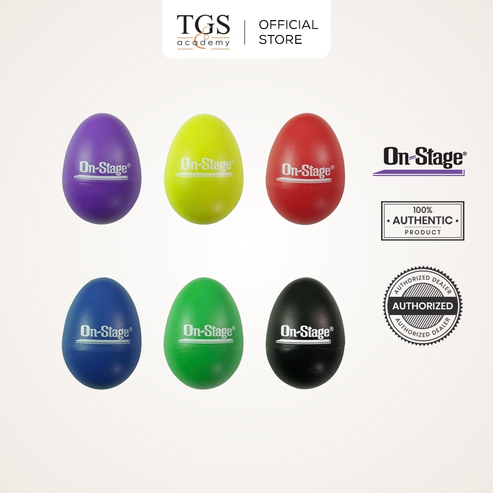 On-Stage HPS1240 Maracas Egg Shaker - Random Colour (2 pcs / pack ...