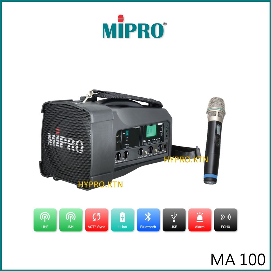 Mipro MA-100 Single Channel Personal Wireless PA System | Shopee Malaysia