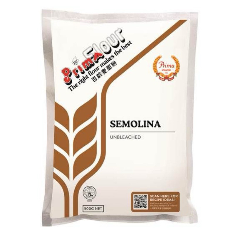 Prima Semolina Flour // Tepung Semolina (UNBLEACHED) | Shopee Malaysia