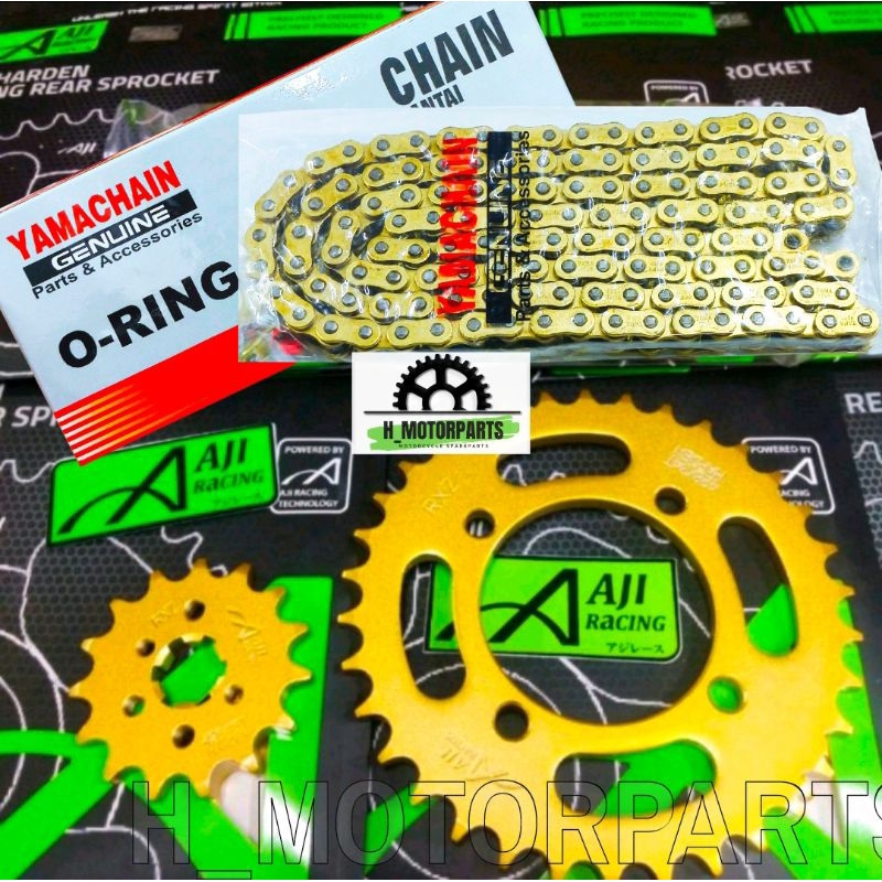AJI RACING SPROCKET 428 HYPERTECH CHAIN O-RING 1SET HEAVY DUTY LC135 Y15 Y16 RS150 RSX RXZ Y125Z ...