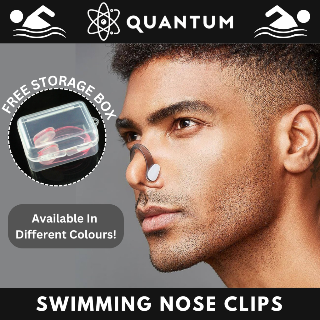 Quantum Reusable Soft Silicone Swimming Nose Clip Comfortable Diving ...
