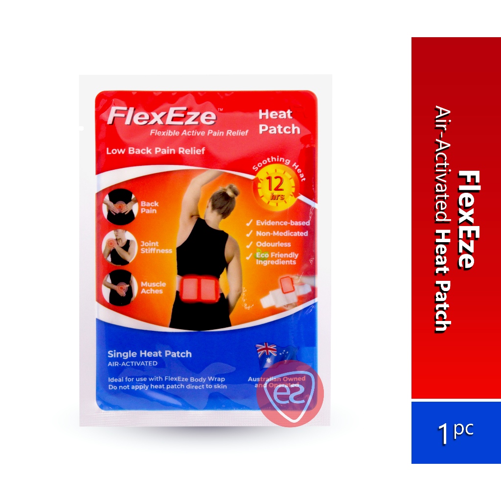 FlexEze Flexible Active Pain Relief Heat Patch (1pc) | Shopee Malaysia