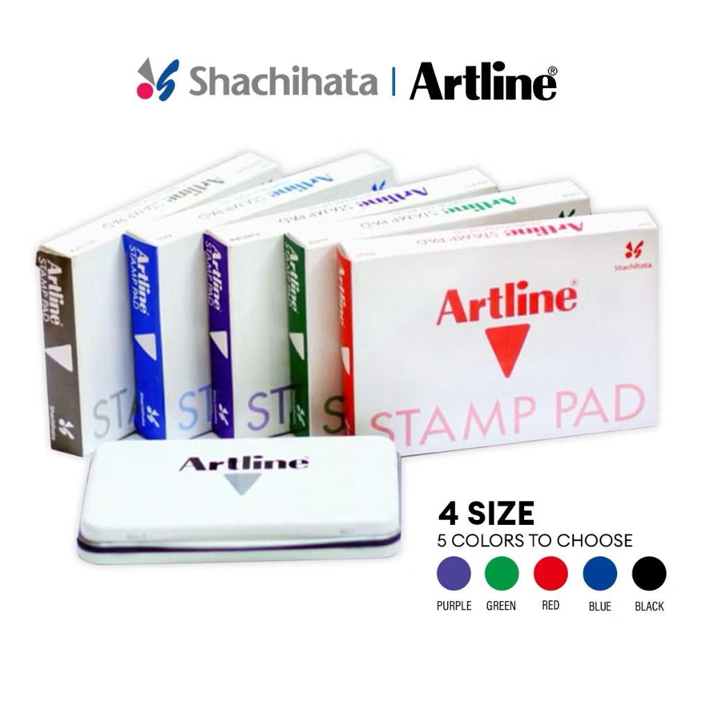 Artline Stamp Pad | 4 Sizes | 5 Colours | Shopee Malaysia