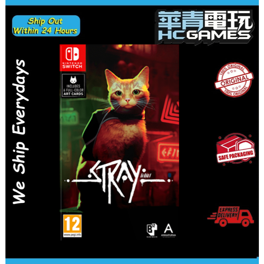 Switch Stray (English-Catridge-New Seal) 浪猫 | Shopee Malaysia