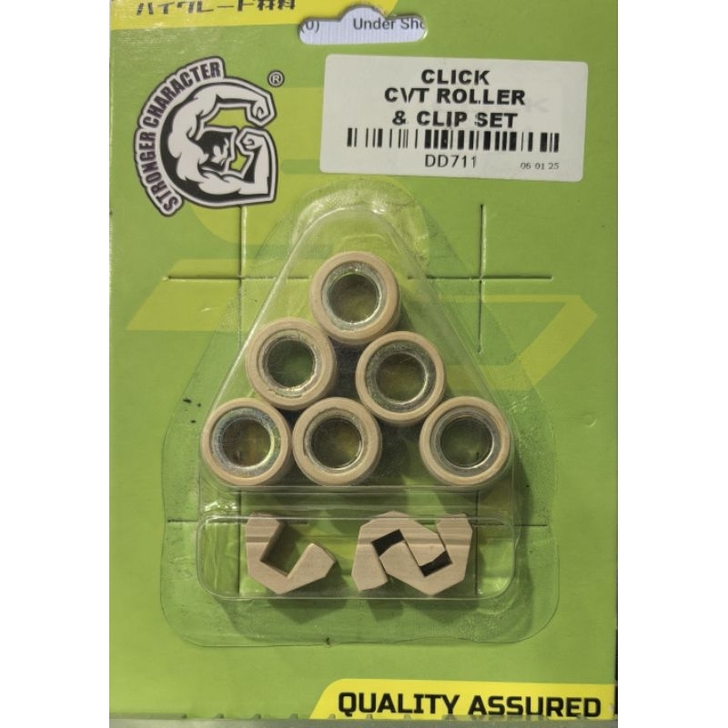 HONDA CLICK CVT ROLLER & CLIP SET (6x ROLLER & 3x CLIP) | Shopee Malaysia